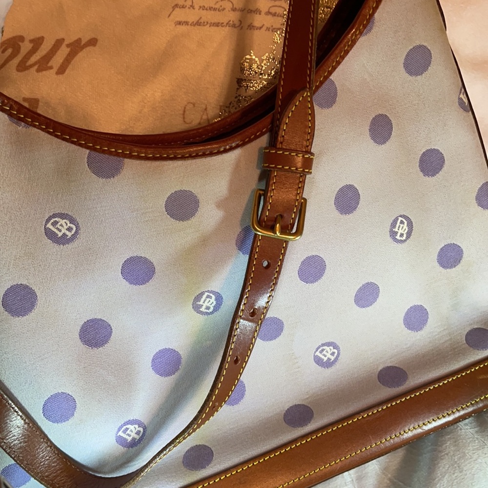 Dooney & Bourke Purple Signature Canvas Shoulder Bag - Gem
